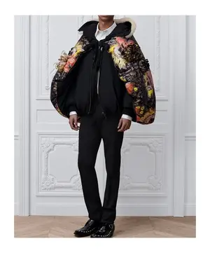 Dior Puffer Jacket With Byzance Cape