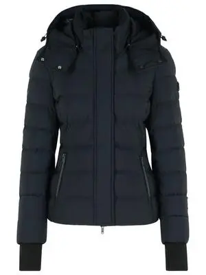Moose Knuckles Hooded Logo Patch Jacket