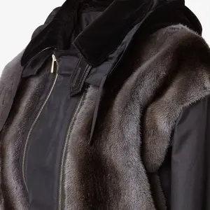 Fendi Mink And Gabardine Blouson