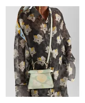Fendi Multicolor Sunny Side Flowers Karung Bag