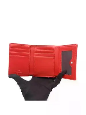 VIVIENNE WESTWOOD Orb-plaque Wallet - Red