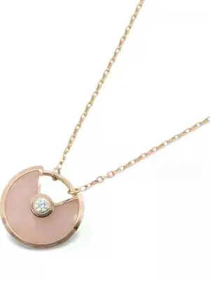 Cartier 2010s Amulette De Diamond Pendant Necklace