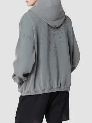 Satisfy Relaxed Fit Cotton Hoodie With Pouch Pocket
