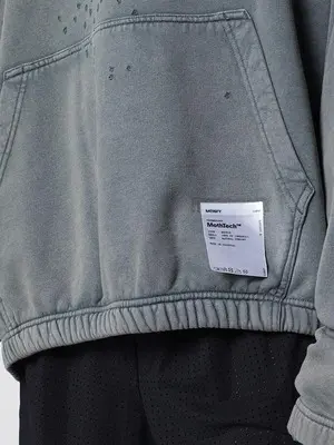 Satisfy Relaxed Fit Cotton Hoodie With Pouch Pocket