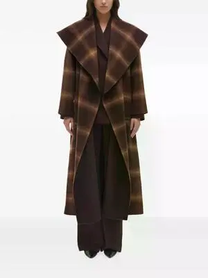 Simkhai Mulhollond Plaid Wool Coat