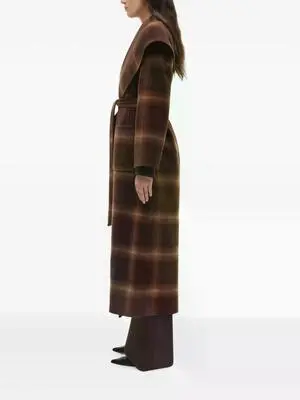 Simkhai Mulhollond Plaid Wool Coat