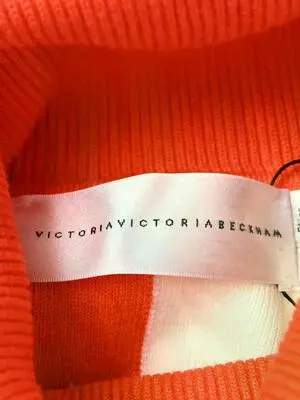 Victoria Beckham Striped Turtleneck Sweater