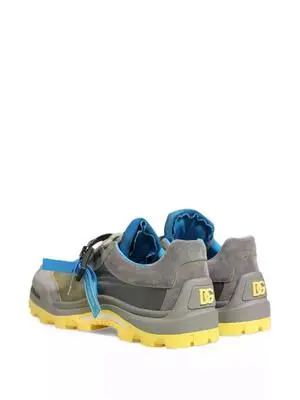 Dolce & Gabbana Gray Airmaster Panelled Low-top Sneakers
