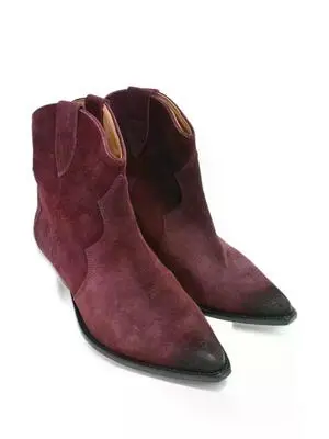 ISABEL MARANT VINTAGE 2010s Dewina Suede Ankle Boots
