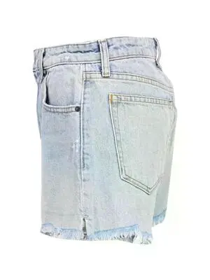 Alexander Wang Bite Raw-hem Denim Shorts
