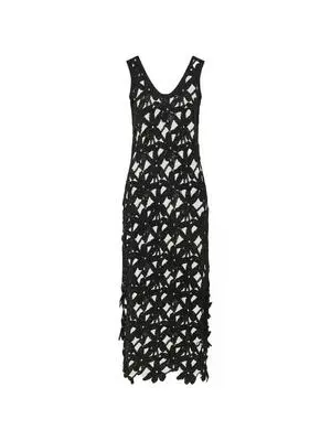 Anjuna Macramé Tank Midi Dress