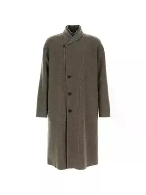Giorgio Armani Shawl-collar Single-breasted Coat - Brown