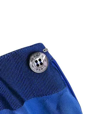 Hermès Pleated Midi Skirt - Blue