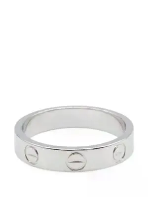 Cartier 2010s Mini Love Ring Silver