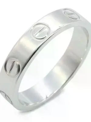Cartier 2010s Mini Love Ring - Silver