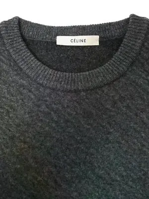 Celine Knitted Crew-neck Sweater