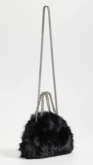 Stella McCartney Falabella Plush Fabric Mini Drawstring Bag