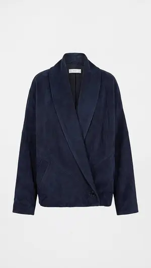Co Suede Wrap Jacket