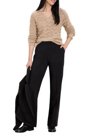 NIC+ZOE Deco Scallop Sweater