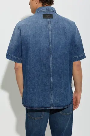 Givenchy Short-sleeve Denim Shirt