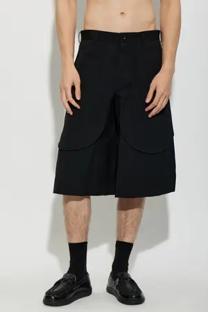 Comme Des Garçons Wide-leg Shorts