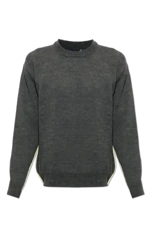 Comme Des Garçons Wool Sweater With A Crew Neck - Grey