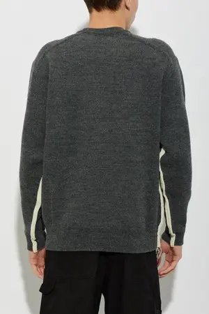 Comme Des Garçons Wool Sweater With A Crew Neck