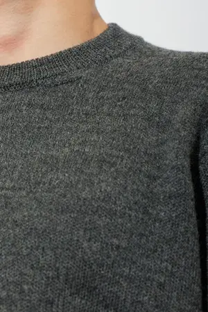 Comme Des Garçons Wool Sweater With A Crew Neck