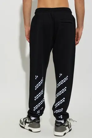 Off-White Drawstring Cuffed Sweatpants