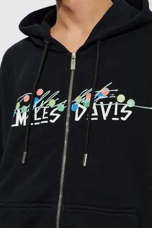 Off-White Hooded Zip-up Sweatshirt