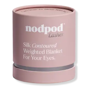 NODPOD Silk Contoured Weighted Blanket For Your Eyes Lashes Petal
