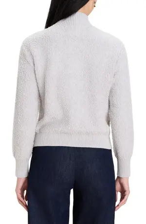 NIC+ZOE Loopy Knit Jacket - Silver