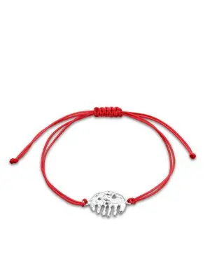 EVA REMENYI Simon Radvan X Eva Remenyi Comb Bracelet Silver - Red