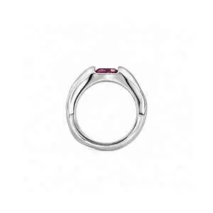 SEROTONIN COMPLICE Pinky Ring With Pink Sapphire