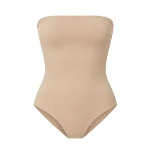 RIVE & RITUEL Neutrals Josephine Strapless Sand Nude Bodysuit - Brown