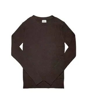 MABLI Seilio Skinny Rib Dark Chocolate - Brown