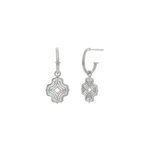 Zoë & Morgan Alma Hoops Sterling - Silver