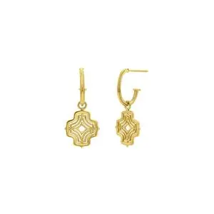 Zoë & Morgan Alma Hoops Vermeil - Gold