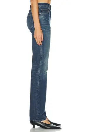 TOTEME Classic Slim Denim Straight Leg In Blue