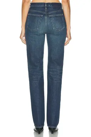 TOTEME Classic Slim Denim Straight Leg In Blue