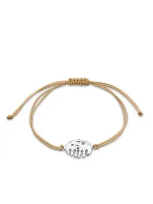 EVA REMENYI Neutrals Simon Radvan X Comb Bracelet Silver Sand - Gray