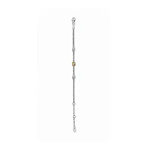 SEROTONIN COMPLICE Bracelet With Yellow Sapphire - Silver/yellow