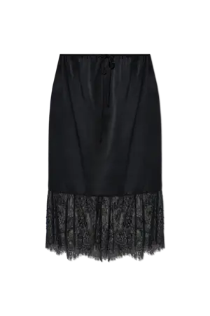 Posse Blake’ Silk Skirt - Black