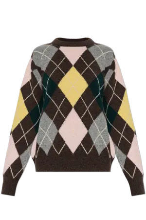 &daughter Ava Argyle’ Wool Sweater - Multicolour