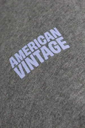 American Vintage Cotton T-shirt With Printed Logo
