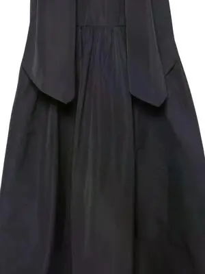 Plan C Scarf-detail Drop-waist Dress