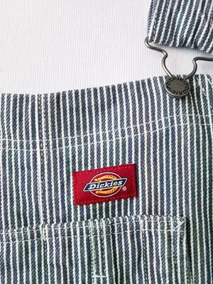 Dickies Striped Cotton Dungarees
