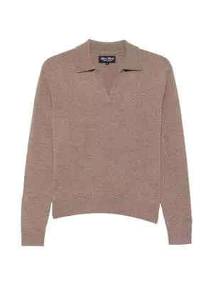 MC2 SAINT BARTH Cashmere Polo Sweater - Brown