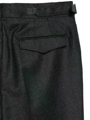 BRIGLIA 1949 Pleated-detail Turn-up Trousers