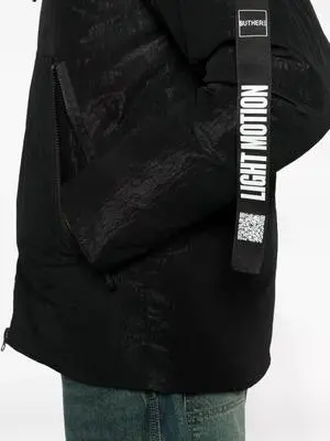 OUTHERE Hooded Crinkled-effect Jacket